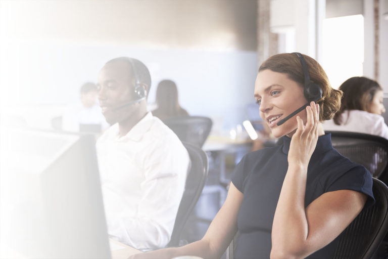 View Of Staff In Busy Customer Service Department | Z-Wave Europe - The ...